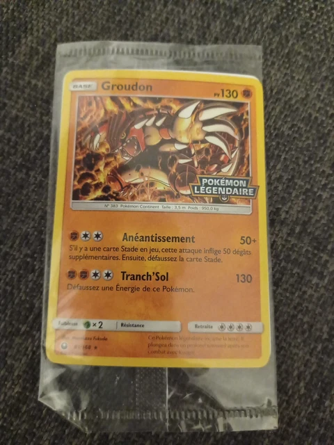 CARTE POKÉMON GROUDON 81/168 pokémon légendaire NEUVE scellée FR EUR 12,00 - PicClick FR